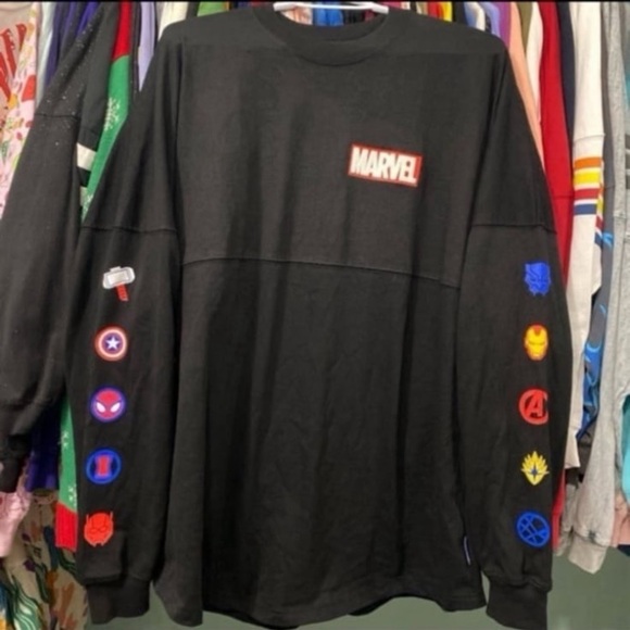 Disney | Shirts | Disney Parks X Marvel Avengers Superhero Icons Spirit ...